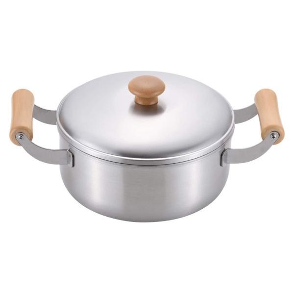 千歳スタイリッシュ蓋付両手鍋（IH対応）2.8L